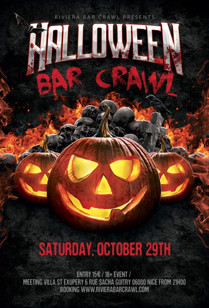 Halloween Bar Crawl Nice France The Best Way To Celebrate The Holiday Halloween Bar Crawl Nice France The Best Way To Celebrate The Holiday